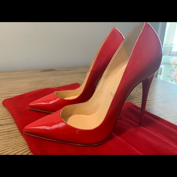 Christian Louboutin | Shoes | New Christian Loubitin So Kate Cherry Red ...